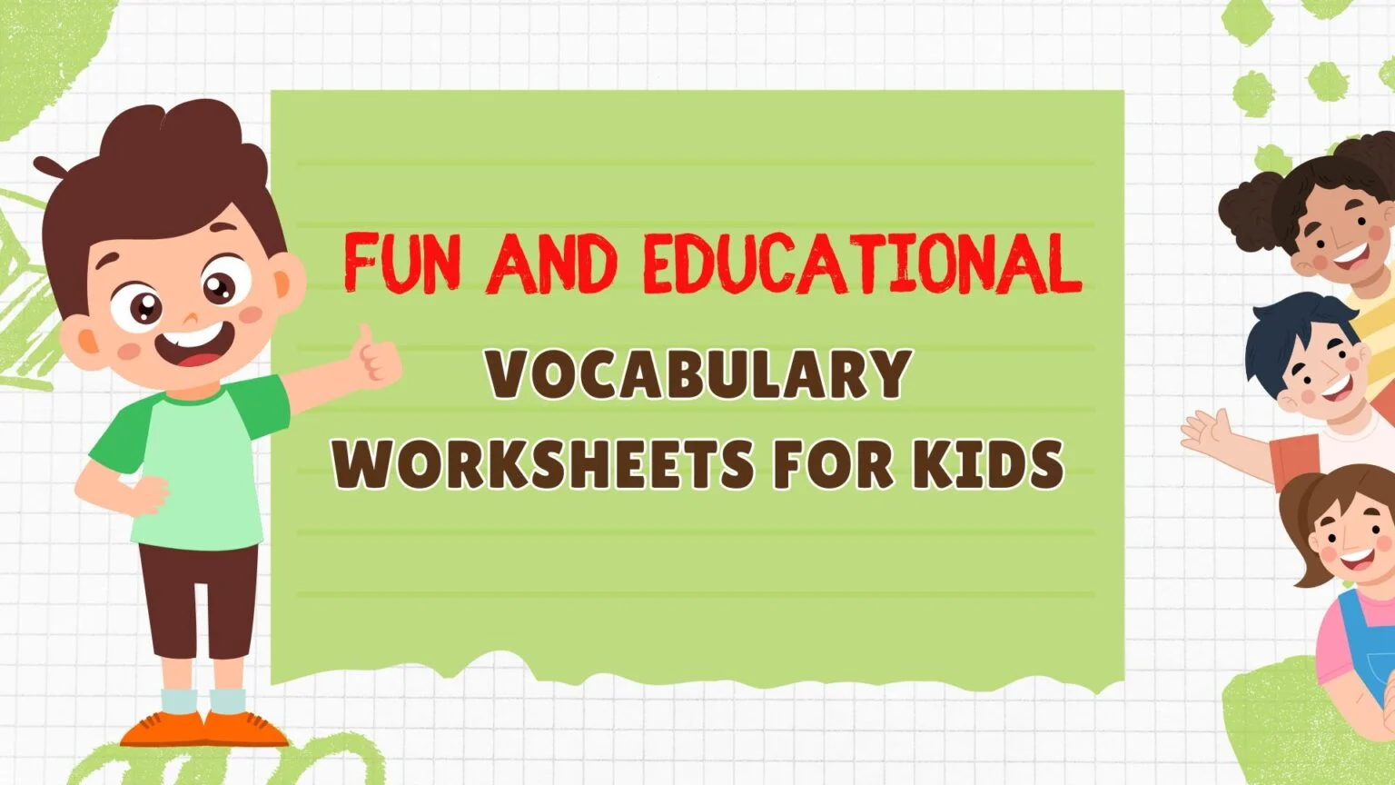 Fun and Educational: Vocabulary Worksheets for Kids - Free Worksheets