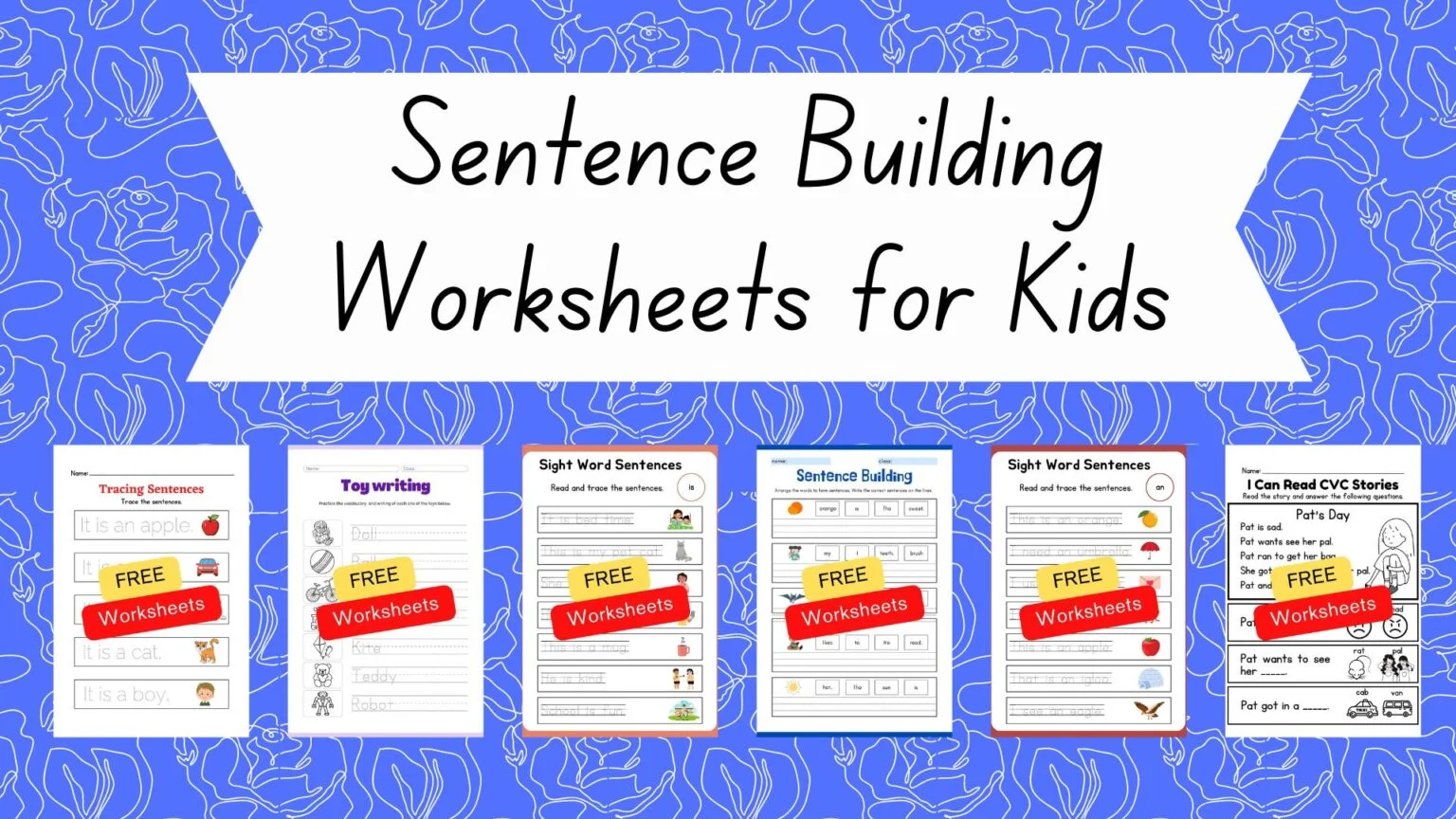 Enhance Skills with Our Engaging Sentence Building Worksheets for Kids ...