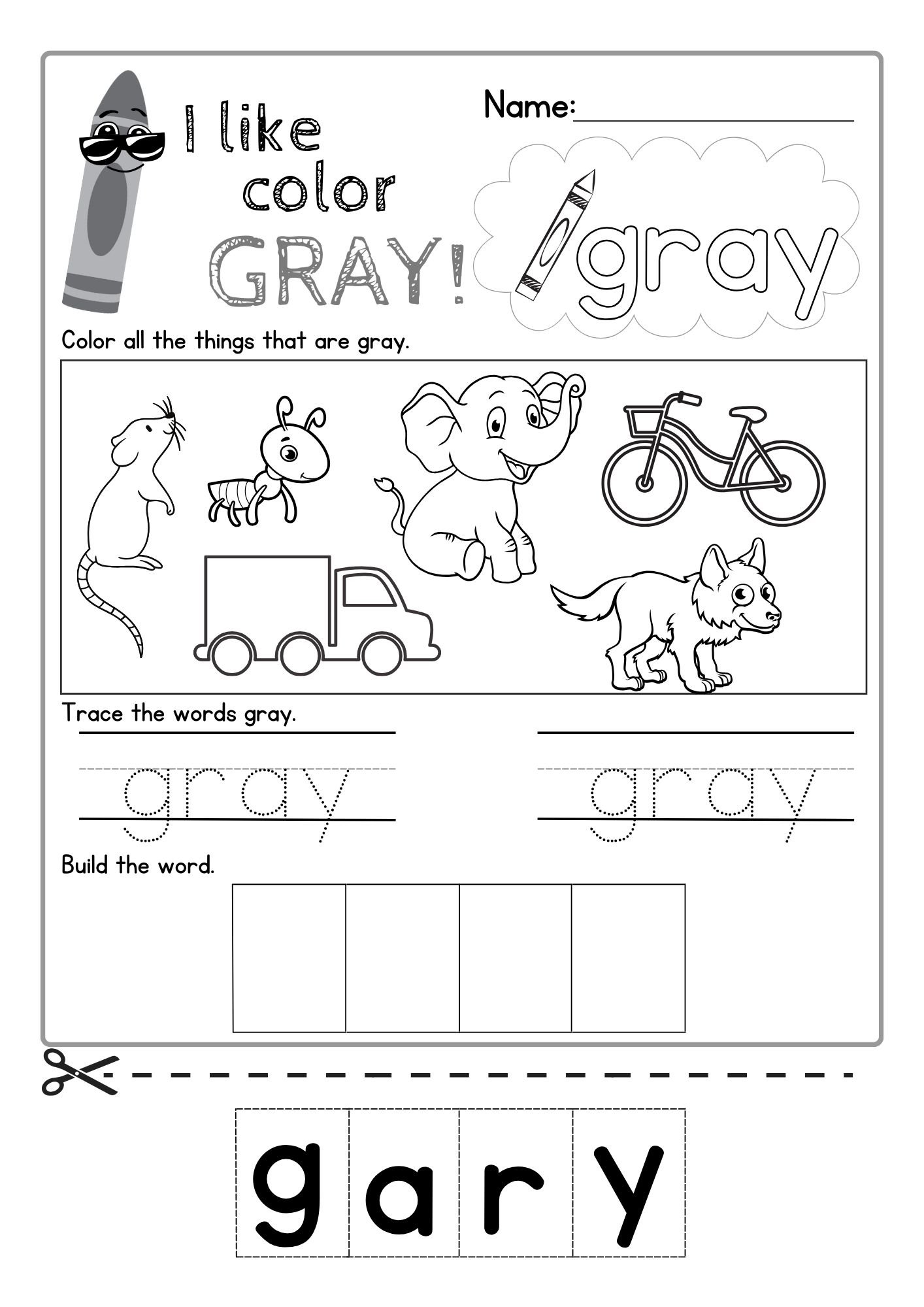 Fun and Easy Colors Worksheet for Kids—Boost Vocabulary and Learning ...