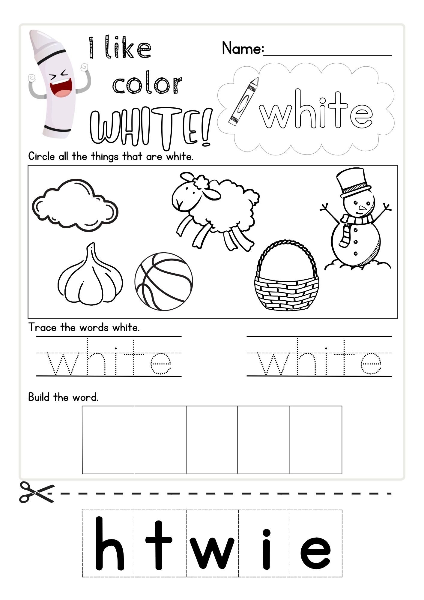 Fun and Easy Colors Worksheet for Kids—Boost Vocabulary and Learning ...